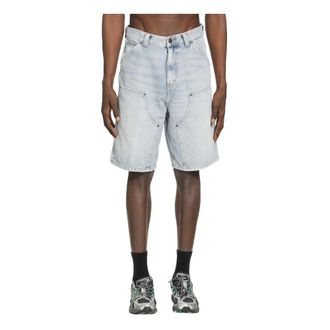 Carhartt Work in Progress Homme, Shorts, Bleu, Taille: S OG Double Knee Short