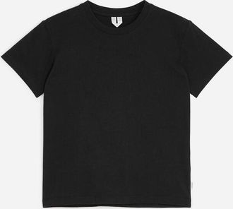 Arket T-Shirt Mit Rundhalsausschnitt -Schwarz