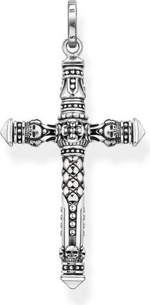 Thomas Sabo Thomas Sabo PE912-637-21 Rebel at Heart Ketten-Anhänger Kreuz aus 925 Sterlingsilber geschwärzt