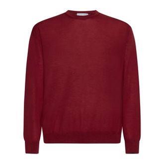 D4.0 Rundhals-Pullover - - Knitwear - Herren - Braun - M
