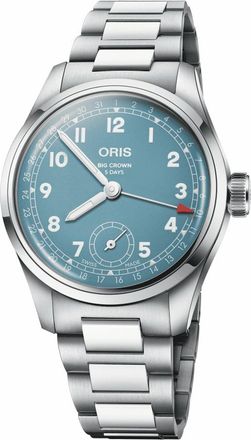 Oris Big Crown Pointer Date Calibre 473 38mm Blau Herrenuhr 01 473 7786 4065-07 8 19 06