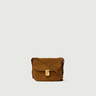 SOEUR SAC BELLISSIMA MINI MARRON CRO&Ucirc;TE DE CUIR