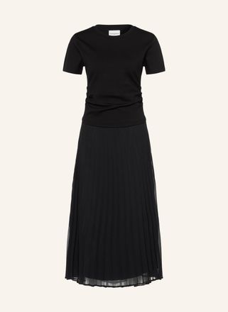 Claudie Pierlot Claudie Pierlot Kleid Im Materialmix Mit Plissees schwarz