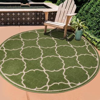 Sanat Hali Outdoor Teppich Wetterfest - Teppich für den Innen- und Außenbereich - Balkon Teppich Wasserabweisend - Teppiche für Terrasse, Garten, Küche, Bad oder