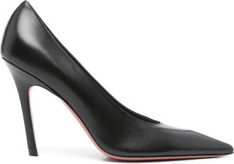 Amina Muaddi Christine Pumps 105mm - Schwarz