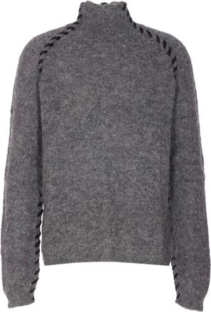 Thom Krom pull à col montant - Gris