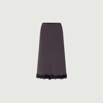 SOEUR JUPE EXQUISE GRIS ANTHRACITE