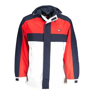 Tommy Hilfiger Homme, Vestes, Multicolore, Taille: L Long Sleeve Jacket with Hood