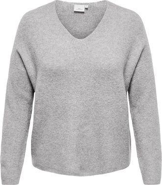 Only Carmakoma Carcamilla V-Neck L/S Pullover KNT Noos