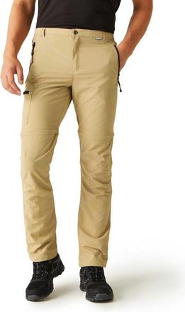 Regatta Herren Mens Leesville II Zip Off Walking Trousers Wanderhose, Oat, 32W