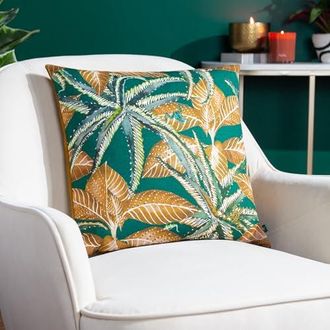 furn. Wylder Tropics Ebons Jahi Polyester Filled Cushion - Twin Pack