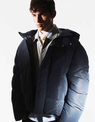 Asos doudoune oversize bleue