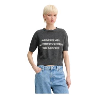 The Kooples Rundhals-Strickpullover - - Knitwear - Damen - Grau - XL