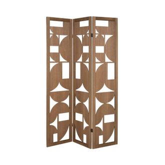 Atmosphera Atmosphera - Paravent Ajouré Design Hernan 170cm Marron