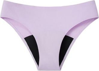 Generic Sous-v&ecirc;tements de natation menstruels physiologiques pour femmes, anti-fuite, 4 couches, bikini menstruel, sous-v&ecirc;tements de natation avec photo, lila