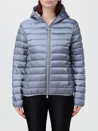 Save The Duck Kurze Nylon-Daunenjacke von mit Kapuze und ThermoPlume-Wattierung
