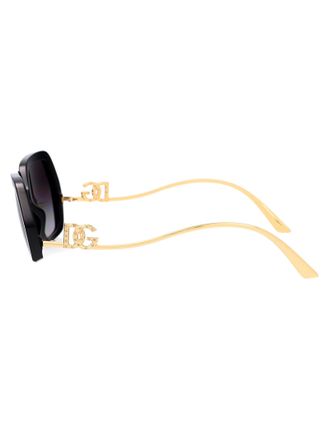 Dolce & Gabbana 0DG4468B Black Acetate Sunglasses - Black