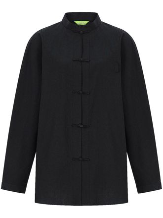 Shanghai Tang x Chen Man blouse &agrave; col montant - Noir