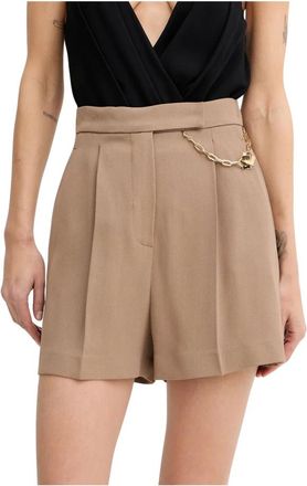 Elisabetta Franchi Damen, Shorts, Braun, LGr&ouml;&szlig;e