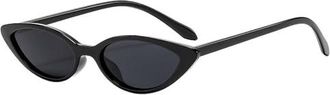 Generic Lunettes De Soleil Tendance &Agrave; Petite Monture For Hommes Et Femmes, Id&eacute;ales For Les D&eacute;placements En Ext&eacute;rieur Ou Vacances(Black)