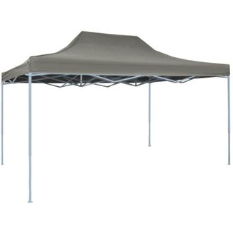 vidaXL Tente de r&eacute;ception pliable 3x4 m Acier Anthracite Vidaxl