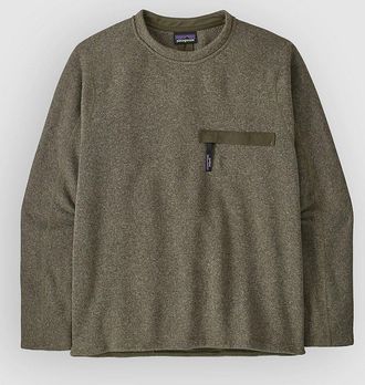 Patagonia Better Crewneck Fleece Pullover river rock green
