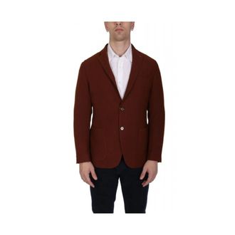 Michael Kors Structured Herringbone Blazer - - Jackets - Herren - Braun - M