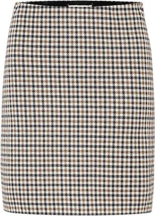 Part Two Jupe Style Carreaux Marron - Femme - Jupes - Multicolore - Taille: 46 FR