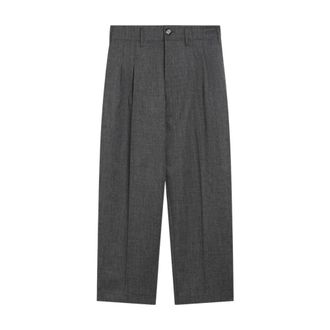 Ami Anzughose mit 2 Falten - - Trousers - Herren - Grau - 2XS