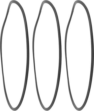 Hemobllo 3 St&uuml;ck Bodenschutz Gummiringe f&uuml;r Barhocker 45cm Schwarz rutschfest Ger&auml;uschd&auml;mpfend Langlebiger Bodenschoner f&uuml;r K&uuml;chen und Tresenhocker