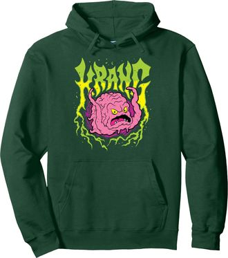 Teenage Mutant Ninja Turtles TMNT Heavy Metal Krang Retro Cartoon Pullover Hoodie