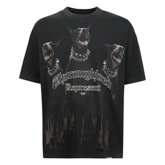 Represent Represent, Homme, Tops, Noir, Taille: L T-shirt imprimé à manches courtes