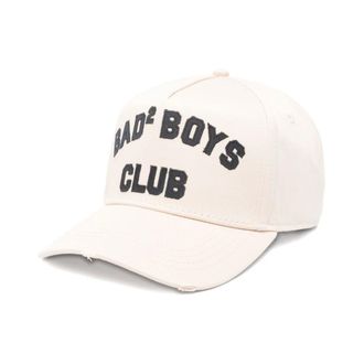 Dsquared2 Homme, Accessoires, Beige, Taille: ONE Size Casquette de baseball imprim&eacute;e