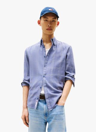 Tommy Hilfiger Chemise droite &agrave; carreaux en coton