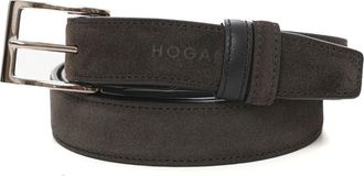 Hogan Homme, Accessoires, Brun, Taille: ONE Size Leather Belt