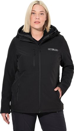 Ulla Popken Damen große Größen Übergrößen Plus Size HYPRAR Softshelljacke, wasserabweisend, Stretch, Reflektor