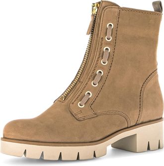Gabor Damen Biker Boots, Frauen Stiefeletten,Wechselfu&szlig;bett,Best Fitting,uebergangsstiefel,Winterstiefeletten,warm,nut (Panna),38.5 EU / 5.5 UK