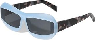 Generic Lunettes De Soleil Tendance &Agrave; Monture Carr&eacute;e For La Photographie, Id&eacute;ales For Les D&eacute;placements Quotidiens Et Les Vacances, For Hommes Et Femmes.(Blue)