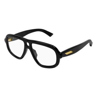 Bottega Veneta Lunettes de vue aviateur - unisex - Accessoires - Noir - Taille: 55 MM