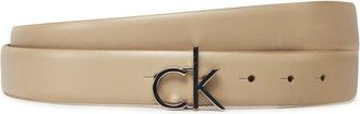 Calvin Klein G&uuml;rtel Ck Buckle Belt 3.0_Smooth K60K613156 Beige