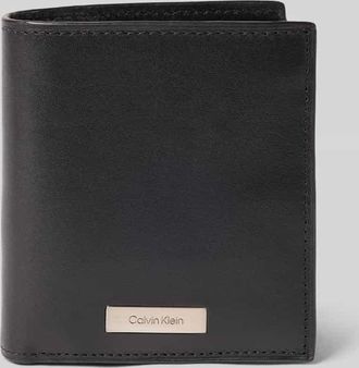 Calvin Klein Portemonnaie mit Label-Applikation Modell PLAQUE