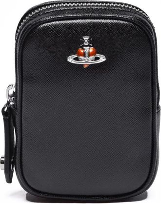 Vivienne Westwood Homme, Sacs, Noir, Taille: ONE Size Porta Sigarette da Cintura