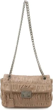 Prada Sac bandouli&egrave;re vintage Pre-owned - Femme - Pre-owned - Beige - Taille: ONE Size