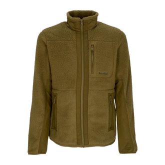 Timberland Sherpa Fleece Jacke mit verst&auml;rkten Eins&auml;tzen - - Sport - Herren - Gr&uuml;n - S