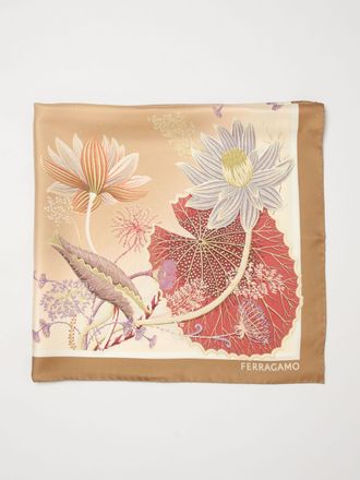Ferragamo Seidentuch FERRAGAMO Damen Farbe Camel