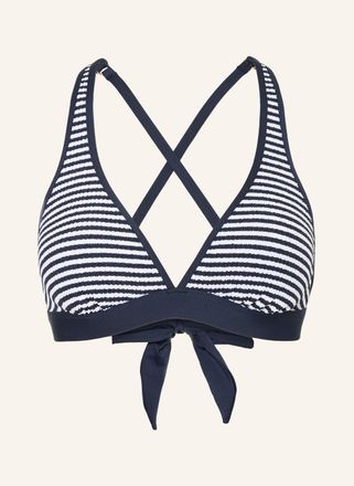 Seafolly Triangel-Bikini-Top Clubhouse blau
