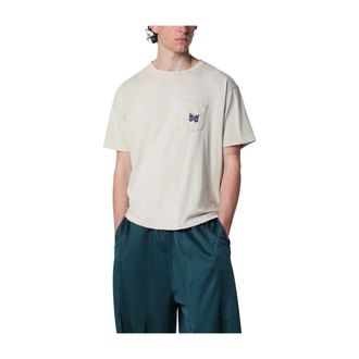 Needles Homme, Tops, Beige, Taille: S S/S Pocket Tee