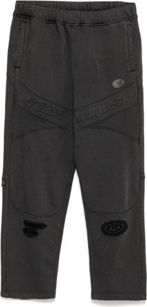 Aape By A Bathing Ape pantalon de jogging à logo Moonface - Noir