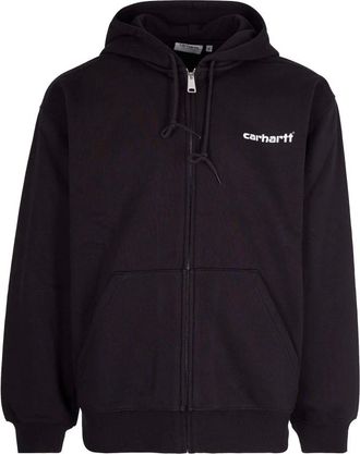 Carhartt Work in Progress Homme, Sweatshirts et sweats &agrave; capuche, Noir, Taille: M SweaT-shirt zipp&eacute;