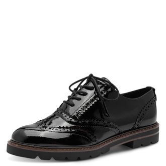 Marco Tozzi Marco Tozzi Damen Schnürschuhe Elegant Vegan, Schwarz (Black Patent), 41 EU